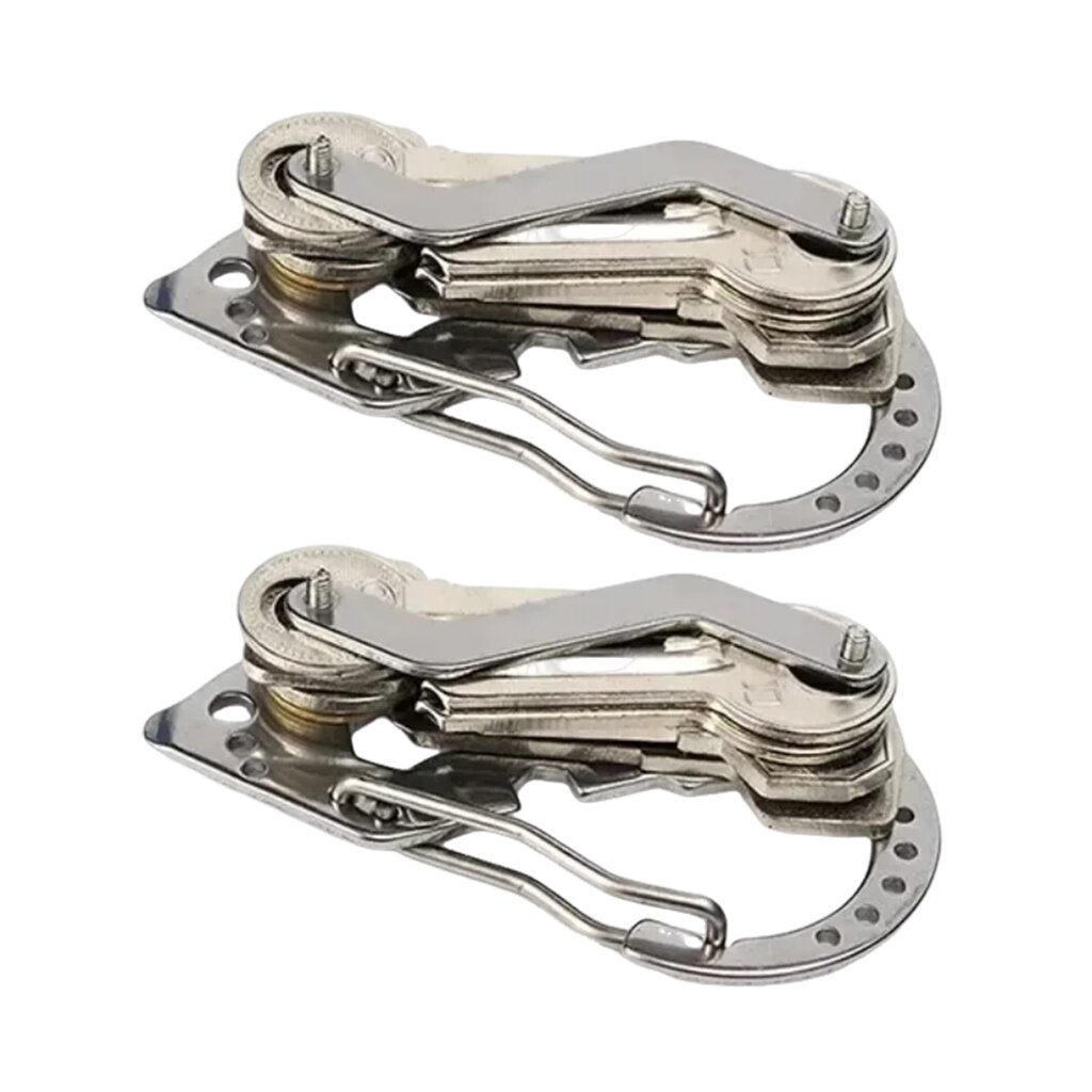 2 многофункциональных карабина с наружными пряжками EDC carbine