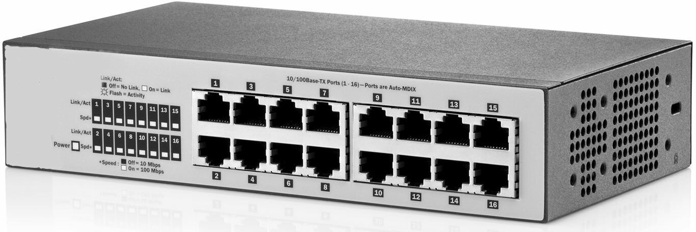 Коммутатор HP V1410-16 (J9662A)