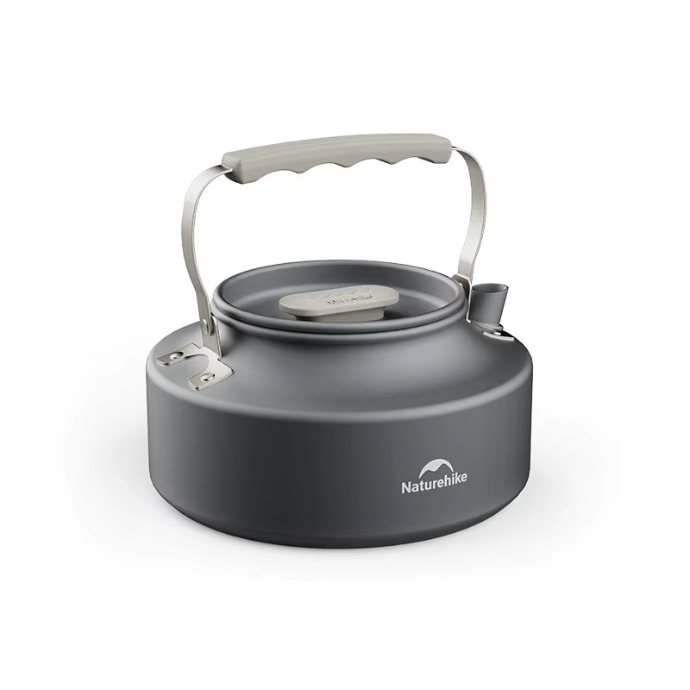 Чайник Naturehike размер 15х15х7,5 см, 0,8л, алюминий, серый