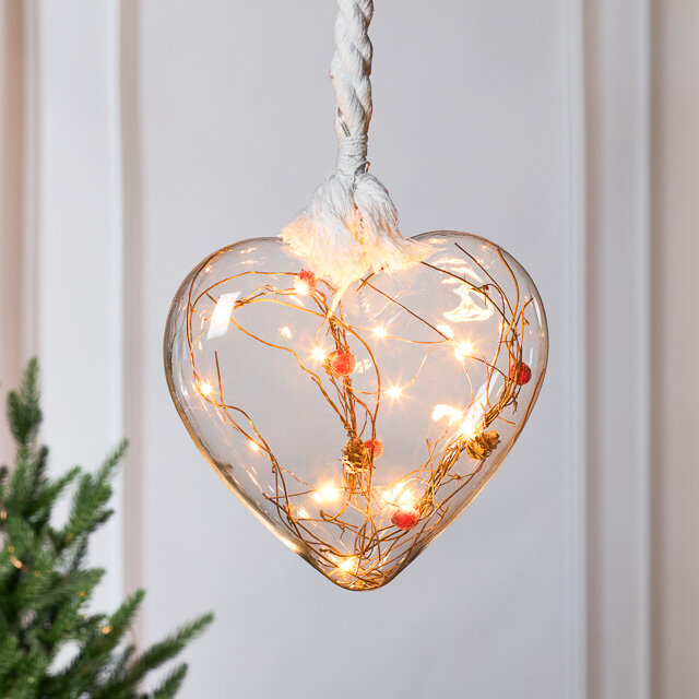 Подвесной светильник на канате Della Foresta 80*20 см, 15 теплых белых микро LED ламп, на батарейках, IP20, Kaemingk, 485187