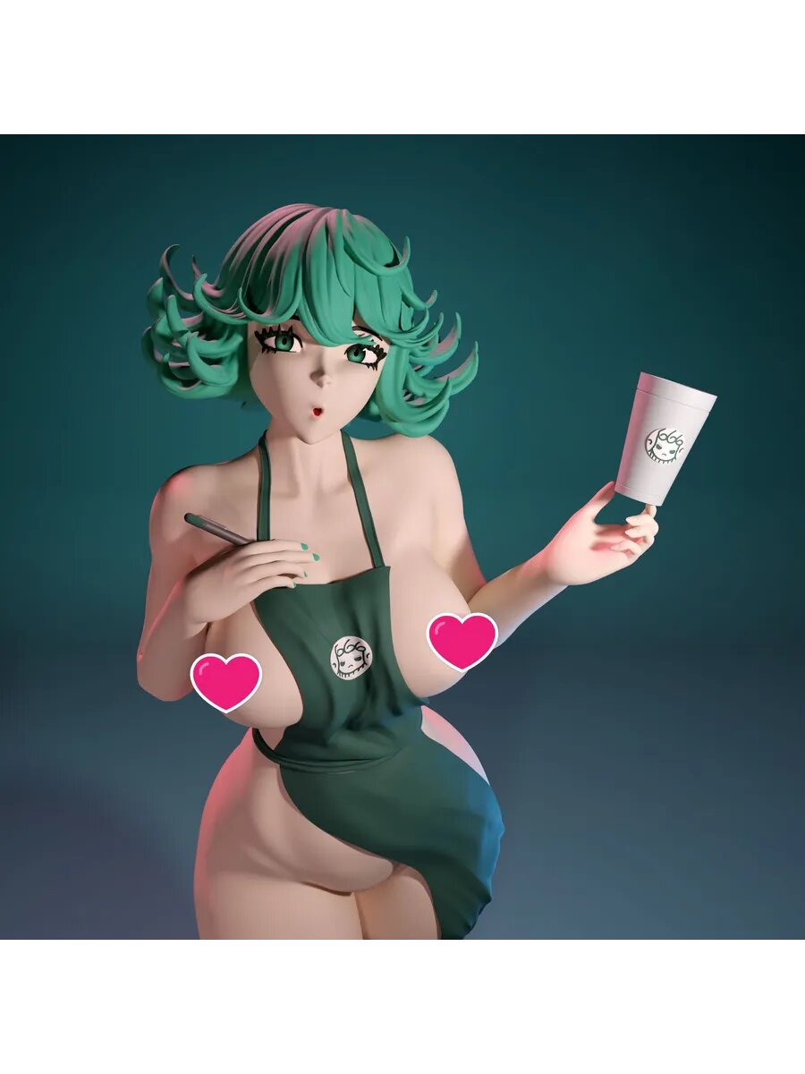 Коллекционная фигурка Tatsumaki (18+) под покраску 20 см