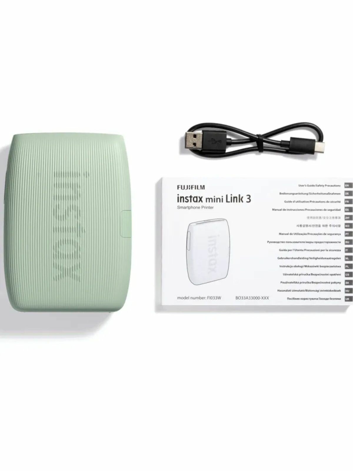 Фотопринтер Instax Mini Link 3 Sage Green — фото 1