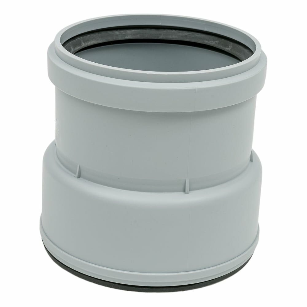 Переходная муфта с ПВХ/ПП на чугун/сталь Fachmann D110/100 с манжетой, для внутренней канализации 01.076