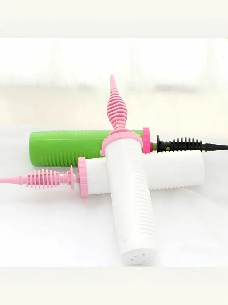 FACEGA Баллон с гелием для шариков, портативный насос с ручным управлением, пластиковый, зеленый.