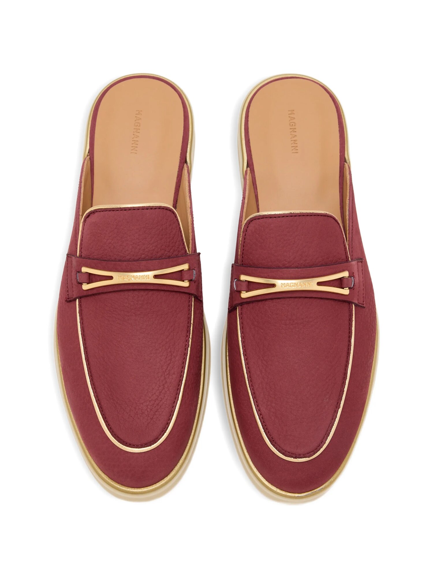 Мюли MAGNANNI Hardware-detail flat mules, размер 39, red — фото 1