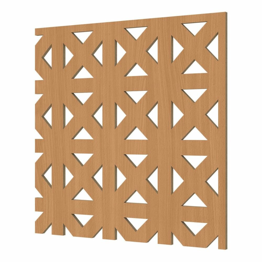 Перфорированная Панель Cosca Эленико ХДФ Бук Ш600хВ1200 мм / Коска.