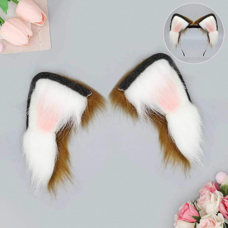 Перезаряжаемый аксессуар для волос в виде ушей животного 2026, съемный ободок, подвижные уши кошки, электрический ободок с ушками кошки.