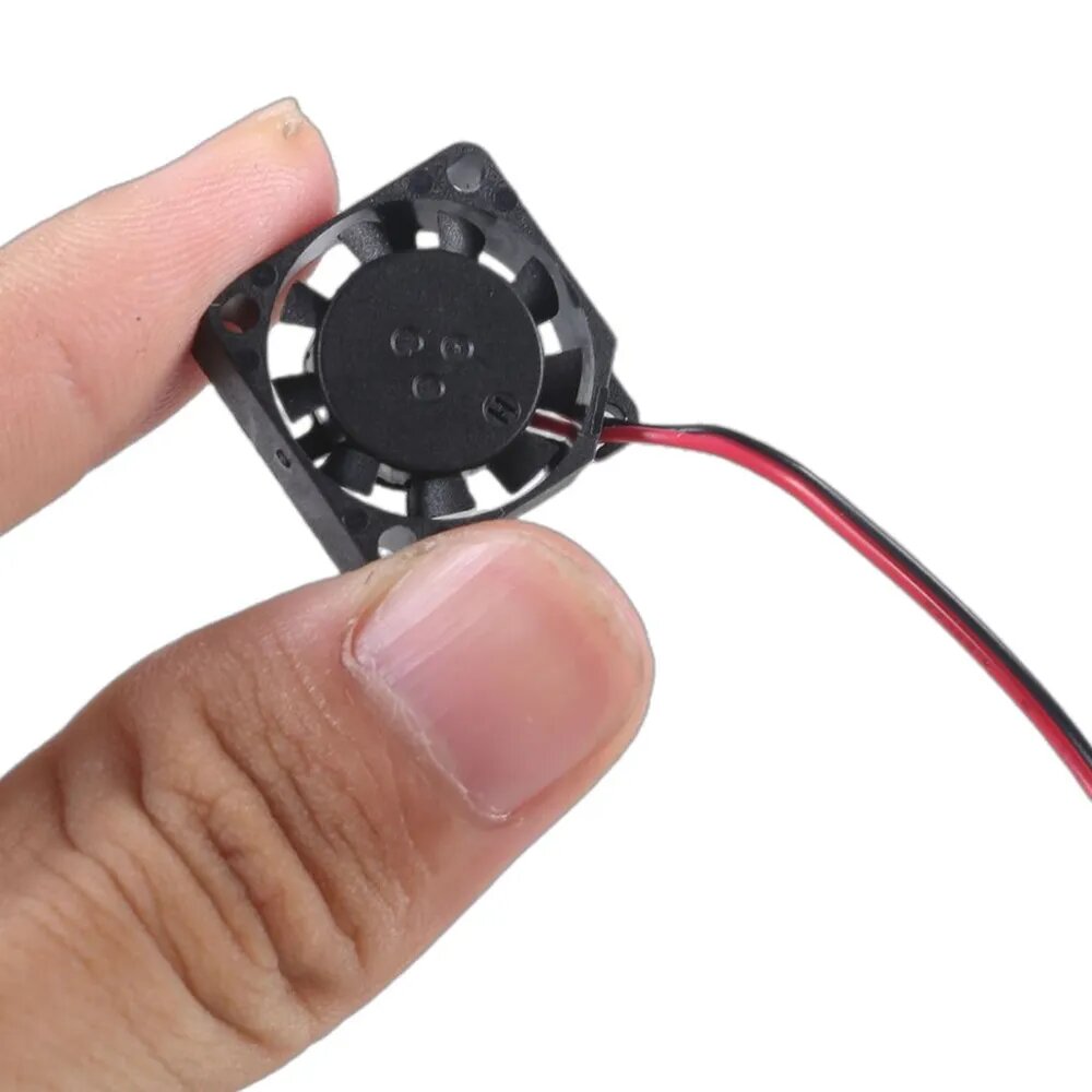 5V 12V Ультратонкий Кулер для Ноутбука 20x20x6мм, - 5V
