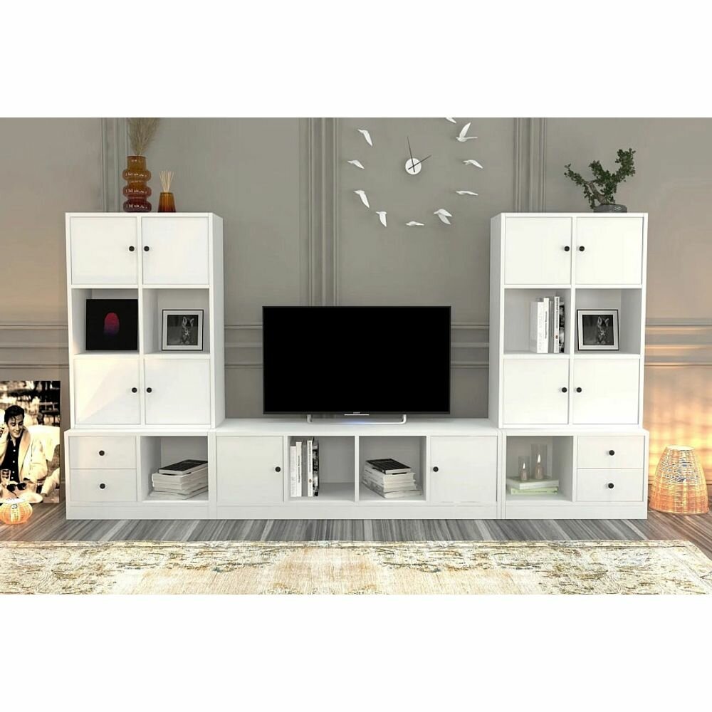 Фиеста К Стенка Билли Айден Белый FS дизайн IKEA