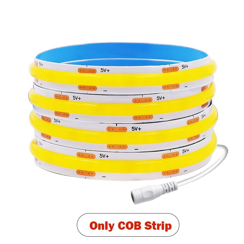 Светодиодная лента COB 5В, 4500K, 3M