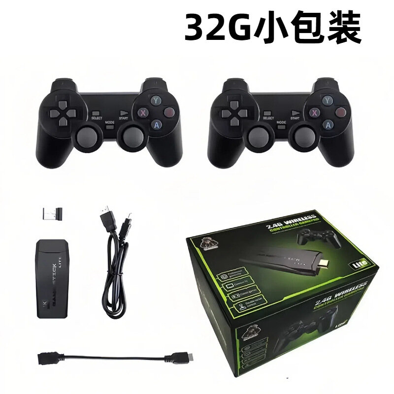 Игровая консоль m8 для дома, подключение к телевизору 4K HD, беспроводной двойной плеер, ретро аркадный джойстик, контроллер PS