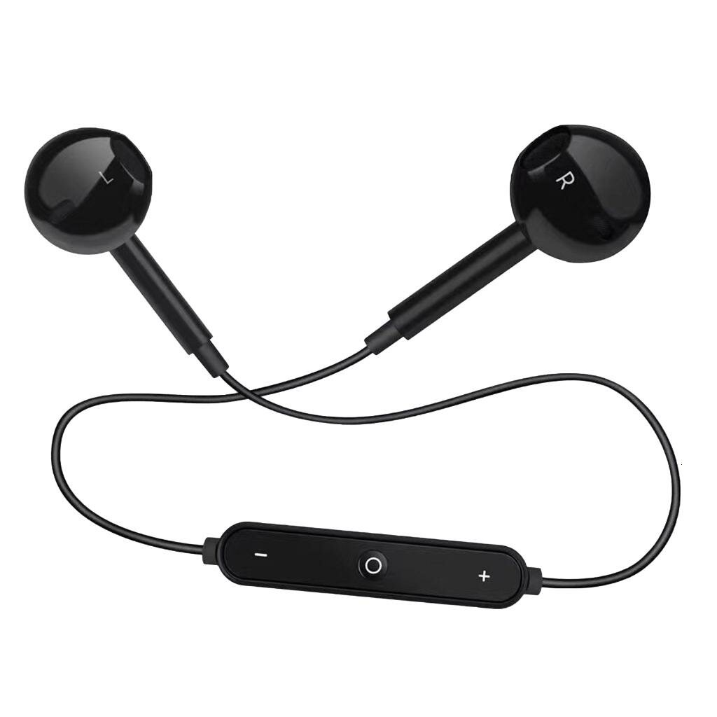 Беспроводные наушники с оголовьем и магнитами, Черный