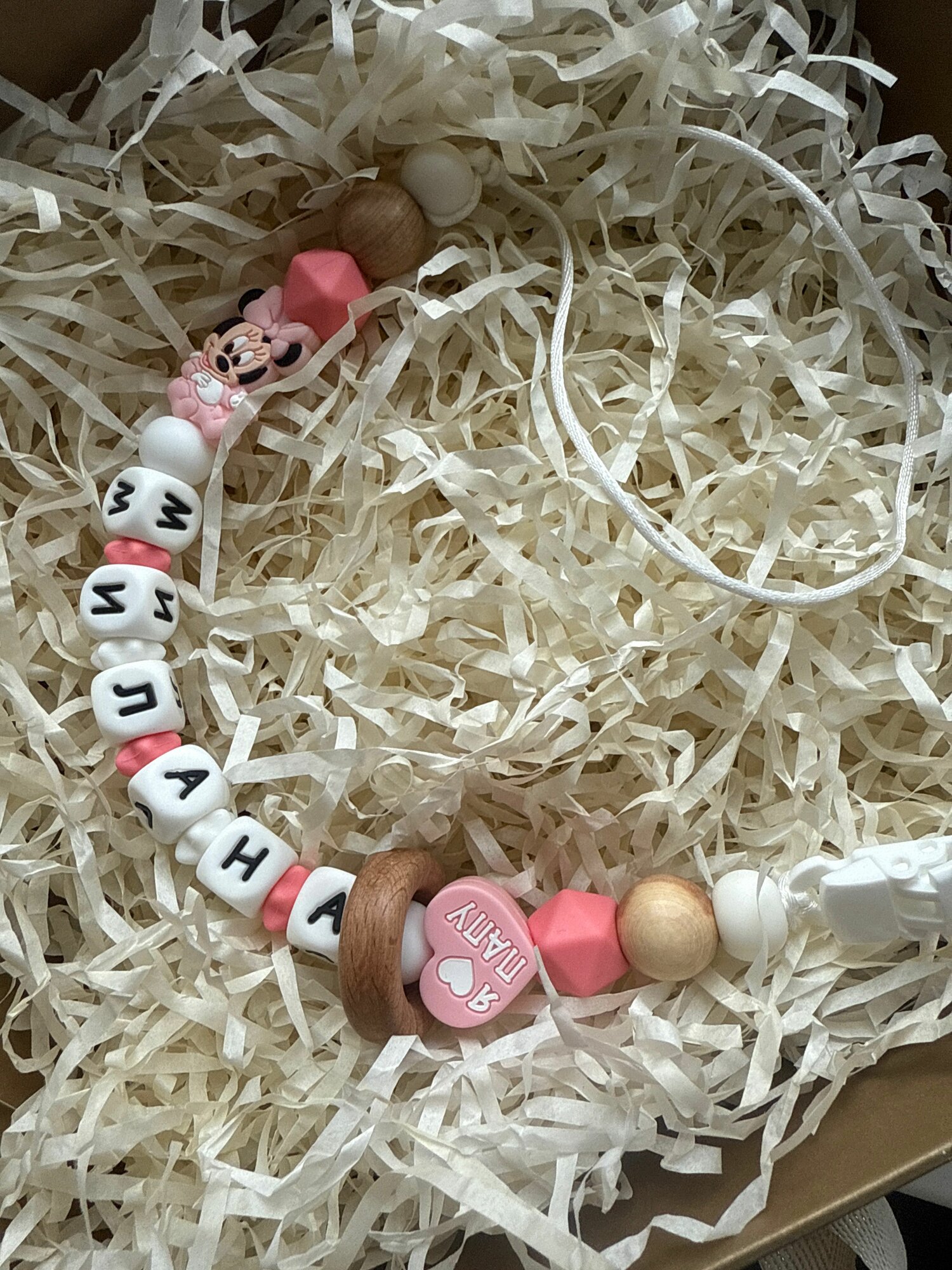 Держатель именной для соски Милана