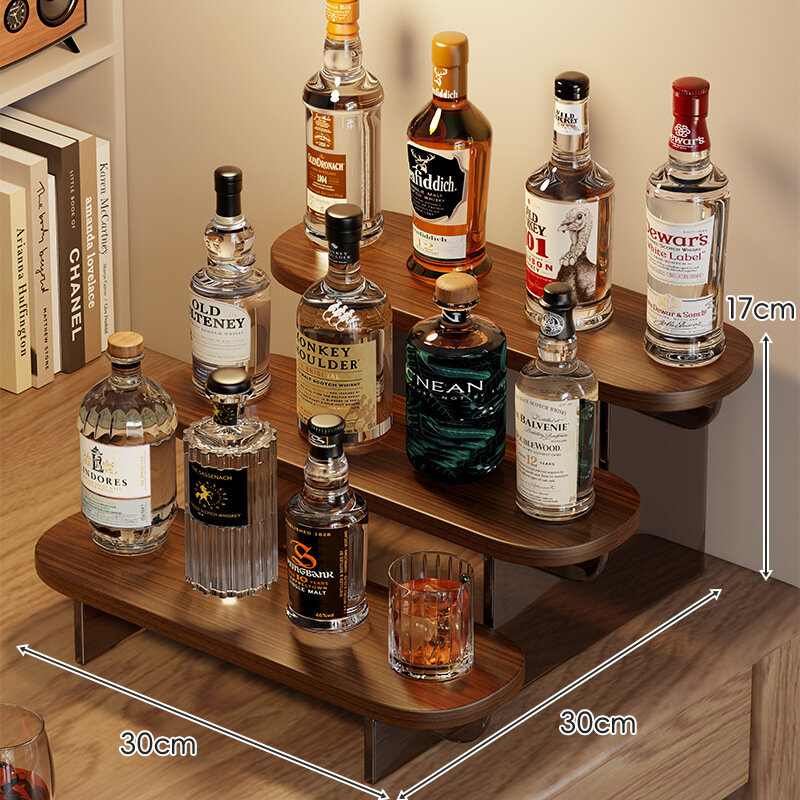 Винный стеллаж в виде лестницы, стеллаж для хранения винных бутылок, настольный дисплей, барная стойка, акриловый винный шкаф, хранение бокалов