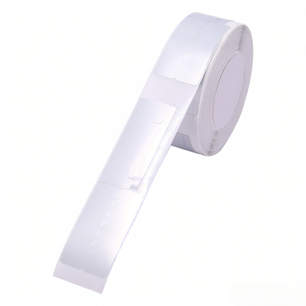 Niimbot Термопередача этикетка стикер PET бумага для принтера этикеток B18 Штрихкод Ювелирная цена Размер Имя Пустые этикетки Водонепроницаемые Разрыв 14x53mm 130 листов/рулон для Ценник Канцелярские принадлежности Белый Серебристый 14x88mm A тип 14x88mm