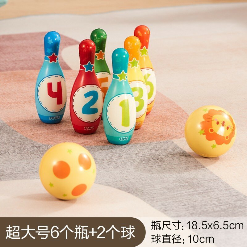 Детский набор для боулинга, бесшумная игра с шариками, спортивные игрушки для малышей, PU, плотный хлопок, мягкий, большой размер, бесплатная доставка, оптовая продажа