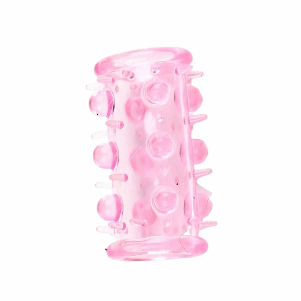 Хрустальный чехол для пениса с частицами