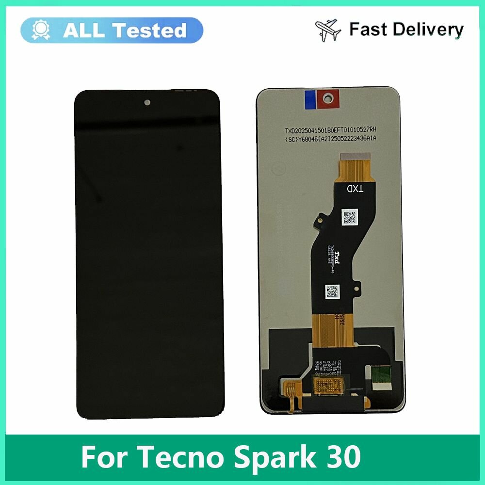 Дисплей для Tecno Spark 30 KL6; дисплей в сборе с сенсорным экраном