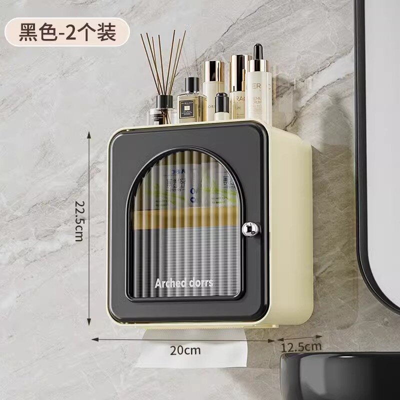 Коробка для туалетной бумаги, стеллаж для хранения в туалете, водонепроницаемый держатель для туалетной бумаги, органайзер для полотенец в ванной