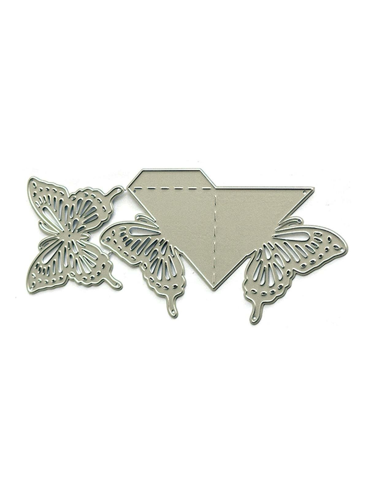 Трафареты для вырезания бабочек Металлические трафареты для тиснения в стиле скрапбукинг