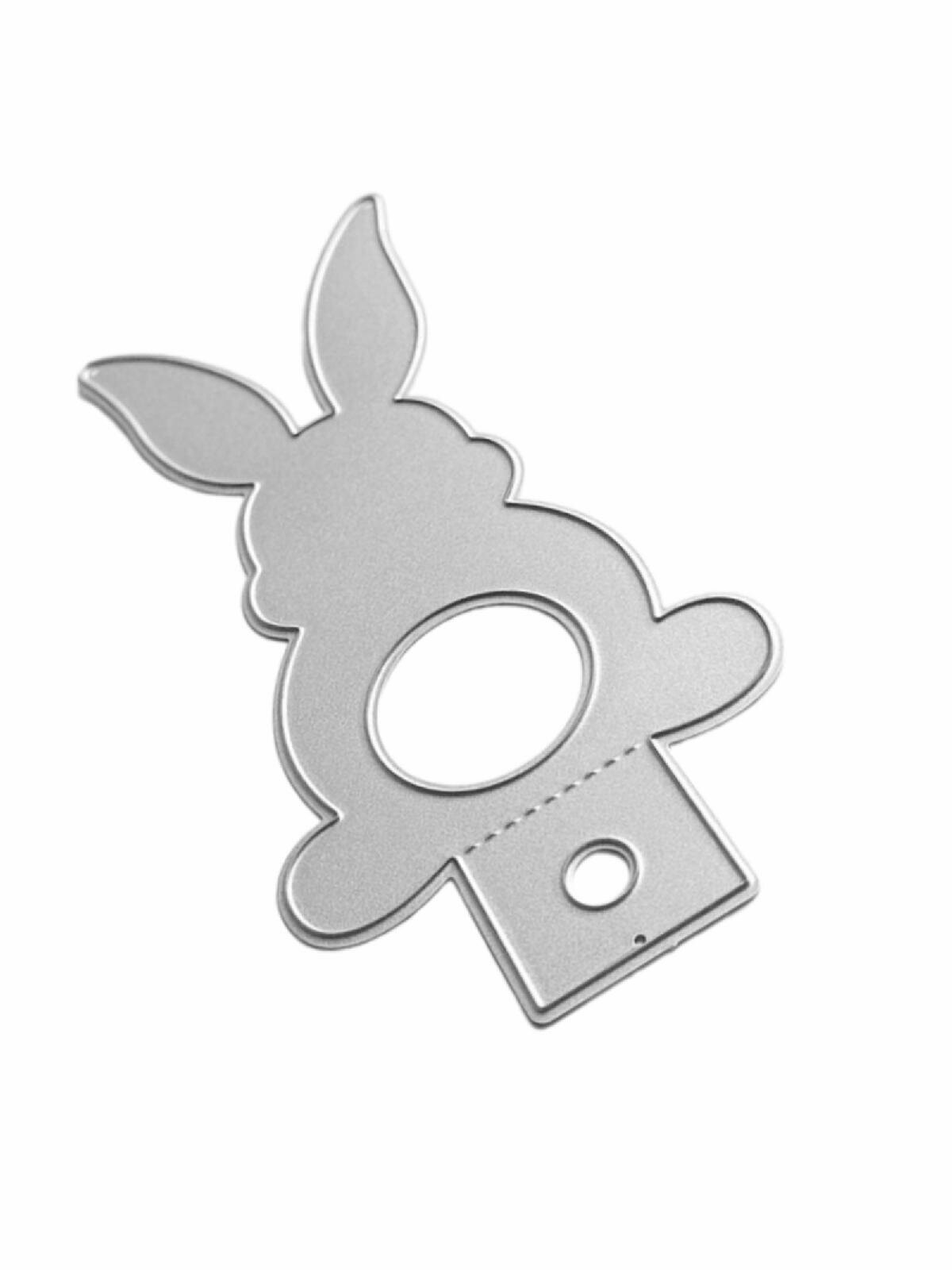 Трафареты для вырезания в форме кроликов для скрапбукинга, шаблоны для вырезания открыток