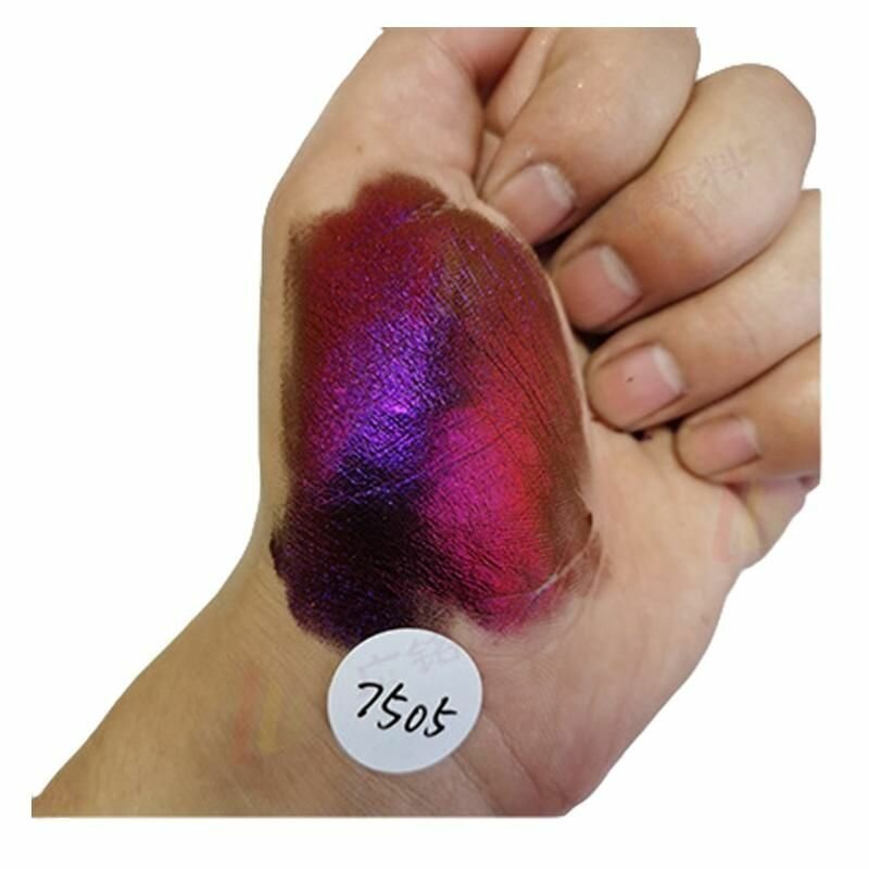 Слюдяной пигмент для творчества, MS32-7505 Фиолетовый /Красный /Оранжевый