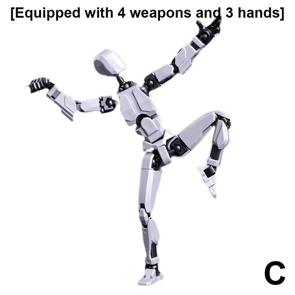 Супер крутая модель робота, в комплекте четыре ручных оружия и три формы рук