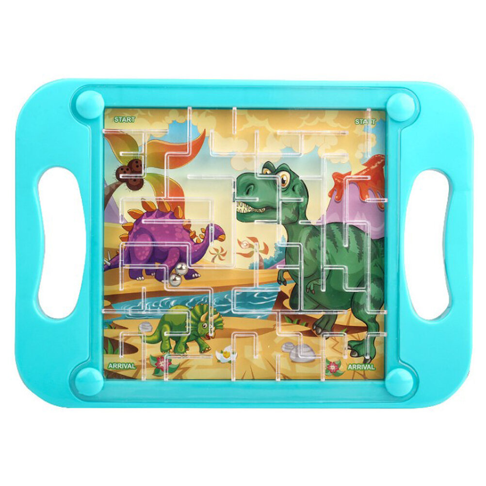 Детская развивающая игра-лабиринт с мячом для балансировки, головоломка для развития концентрации внимания и интеллекта, подарок для детей.