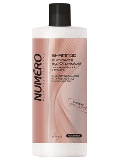 Brelil Professional Шампунь для волос с маслом арганы и макадамии Numero Illuminating