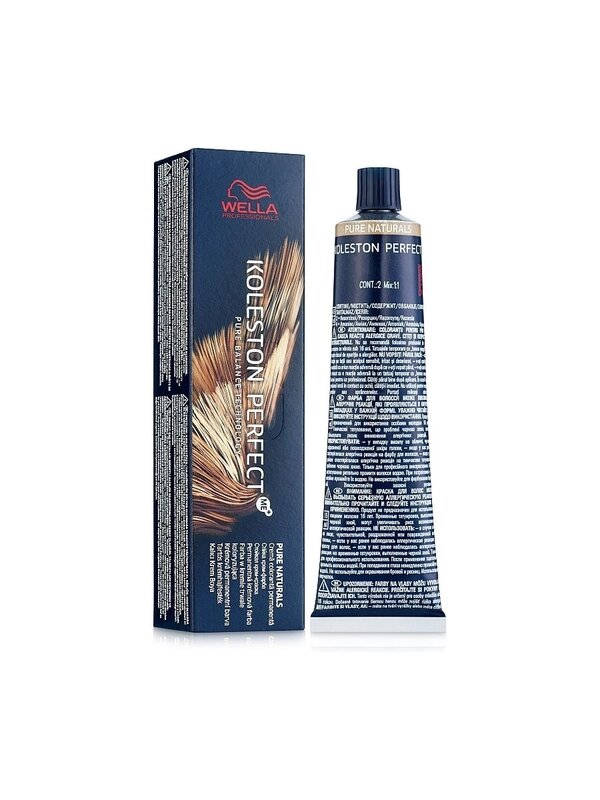 Wella Professionals Стойкая крем-краска для волос Koleston Perfect, 7/38 пряный бисквит