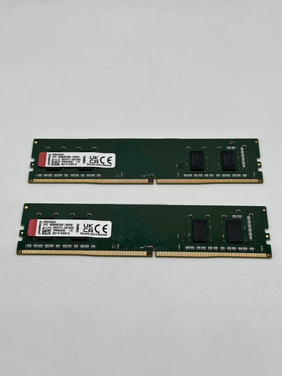Оперативная память Kingston Valueram KVR32N22S6/4 DDR4 - 2x 4ГБ 3200МГц, DIMM, Ret