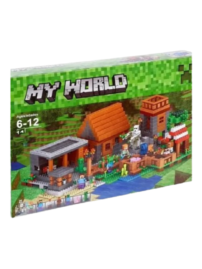 Конструктор майнкрафт, Фермерский домик, 8502