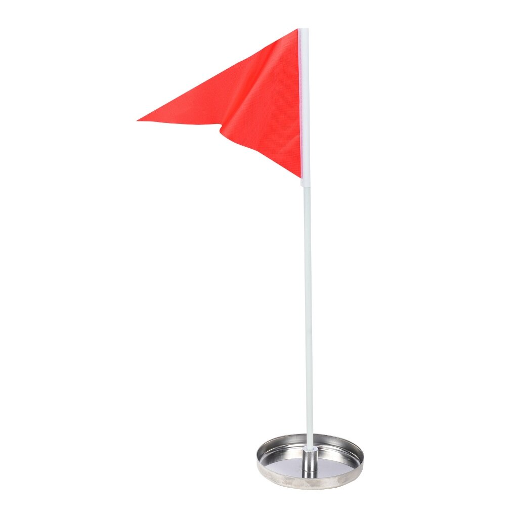 Тренировочная лунка для гольфа из нержавеющей стали с флагом, простая в использовании