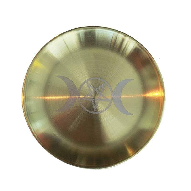 Пентаграмма, ритуальное блюдо из нержавеющей стали, Традиционный Мартовский Ph