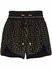 Шорты BALMAIN Monogram running shorts, размер 38, black/black