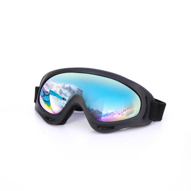 Детские лыжные очки для мальчиков и девочек, двойной слой, противотуманные, зимние, снежные, слепящие лыжные очки, ветрозащитные очки для катания