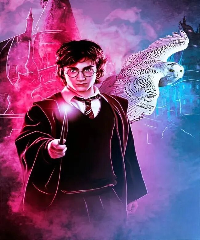 Алмазная Мозаика "Гарри Поттера" 40X50 См Алмазная Вышивка / Картина Стразами Подарков / Украшения