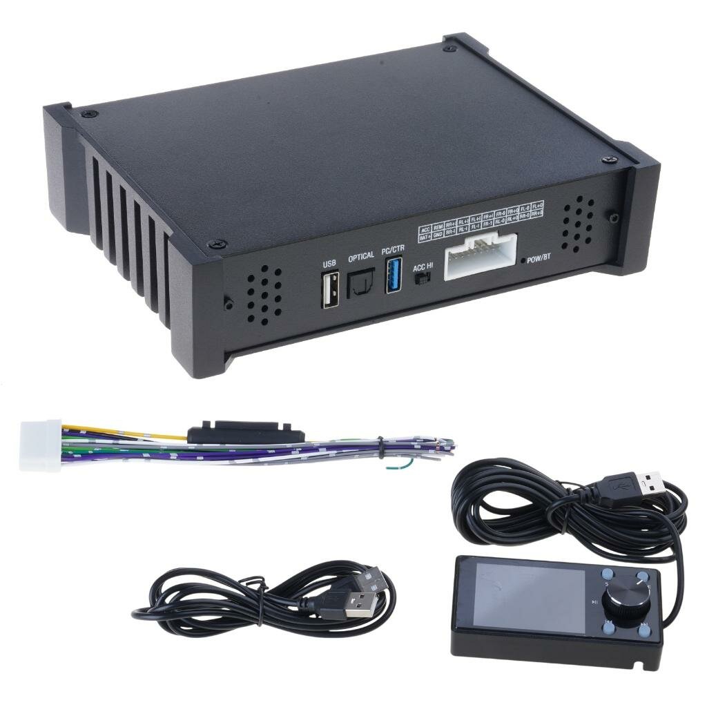 Автомобильный усилитель звука 4x55 Вт, 4 канала, 31 полоса