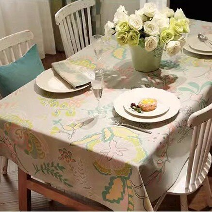 Ткань для обеденного стола, кофейного стола, мастерская живопись, цифровая печать, американский французский стиль, легкая роскошь, высококачественная сельская столовая скатерть