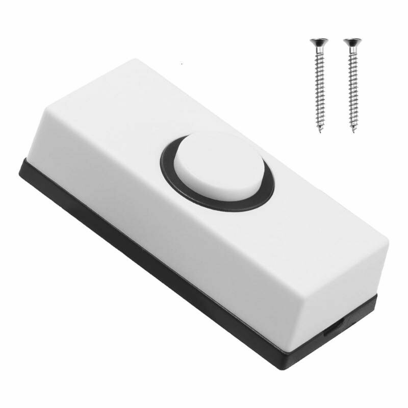 Кнопка дверного звонка пластиковая