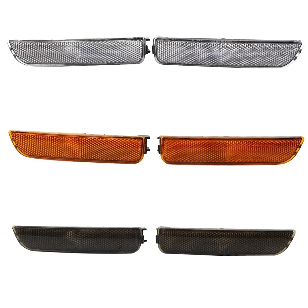 1 пара автомобильных габаритных огней для переднего угла, боковых габаритных сигналов поворота, быстрая оболочка, двухцветные линзы для Volkswagen VW Passat B5 B5.5 2001-2005 Желтый