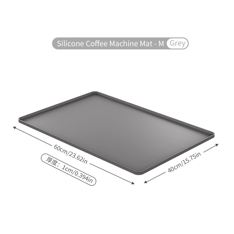 Горячая продажа SG, утолщенный силиконовый коврик для слива кофемашины, кухонный коврик для кофейни, безопасный для детей, контроль воды, нескользящий