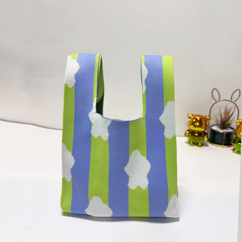 Вязаная сумка для младенца, полная луна, сто дней, банкетная вязаная сумка, свадебная сумка для конфет, подарочная сумка, высококачественная ручная сумка