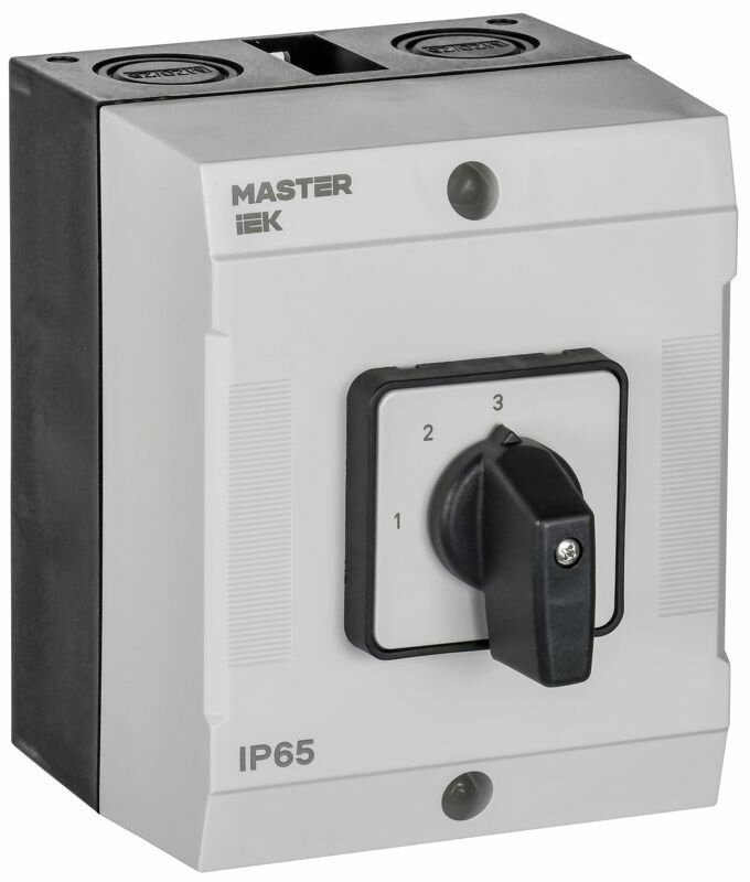 Переключатель кулачковый 10А (сх. 82) в боксе стандартная рукоятка IEK MI-CS20-010-082