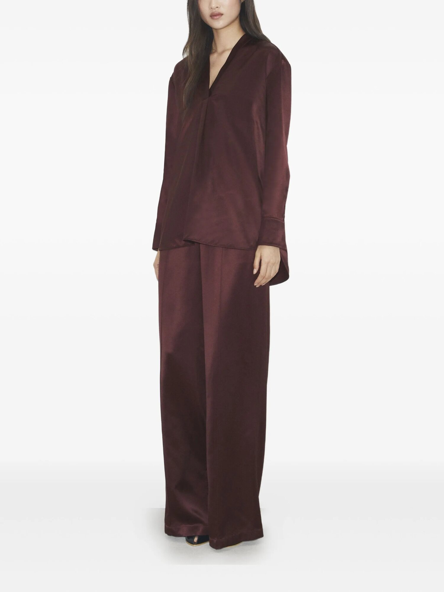 Брюки классические Tory Burch, размер 4, темно-фиолетовый — фото 1