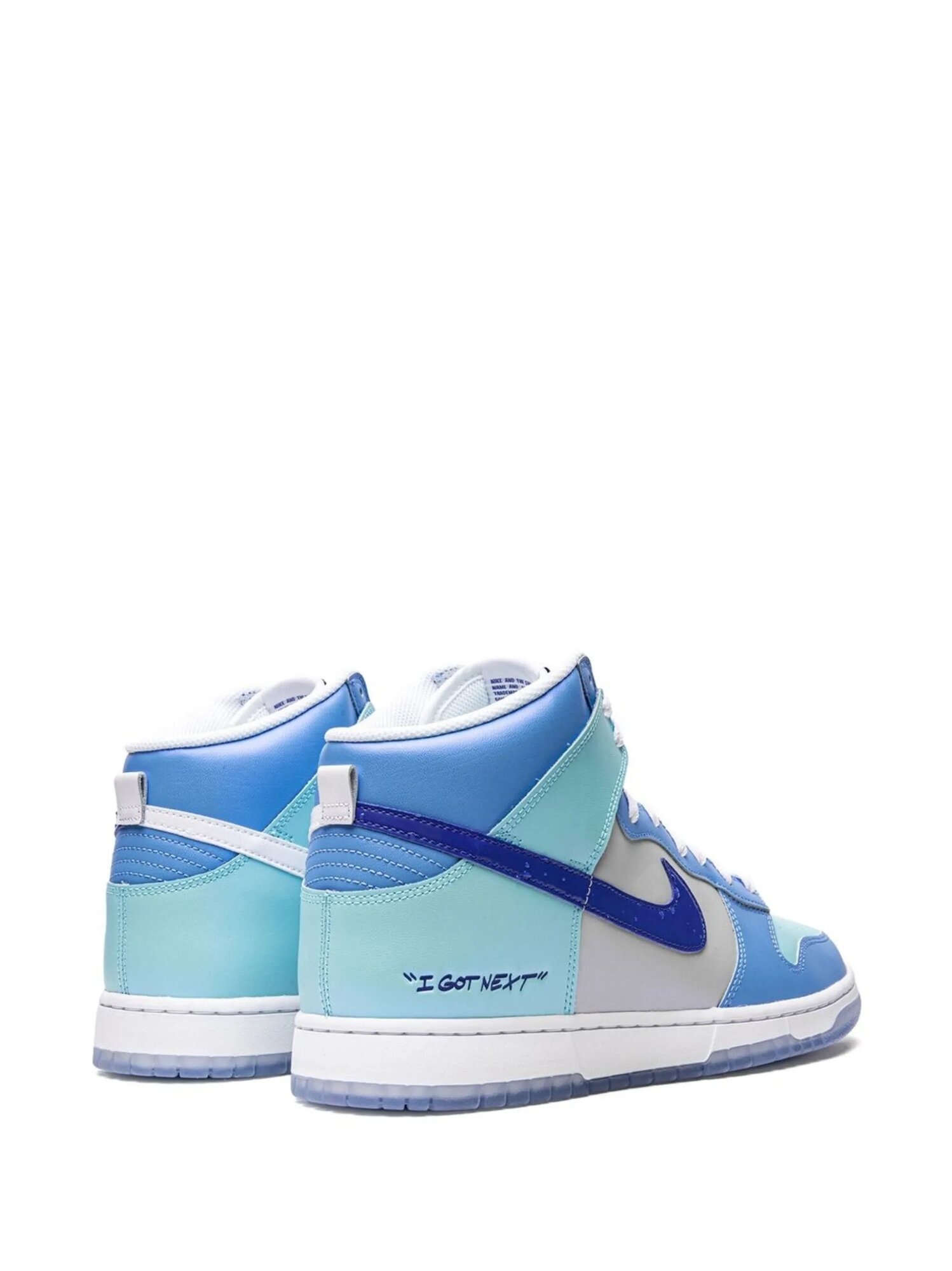 Кроссовки NIKE Dunk High, размер 8.5 US, синий — фото 1