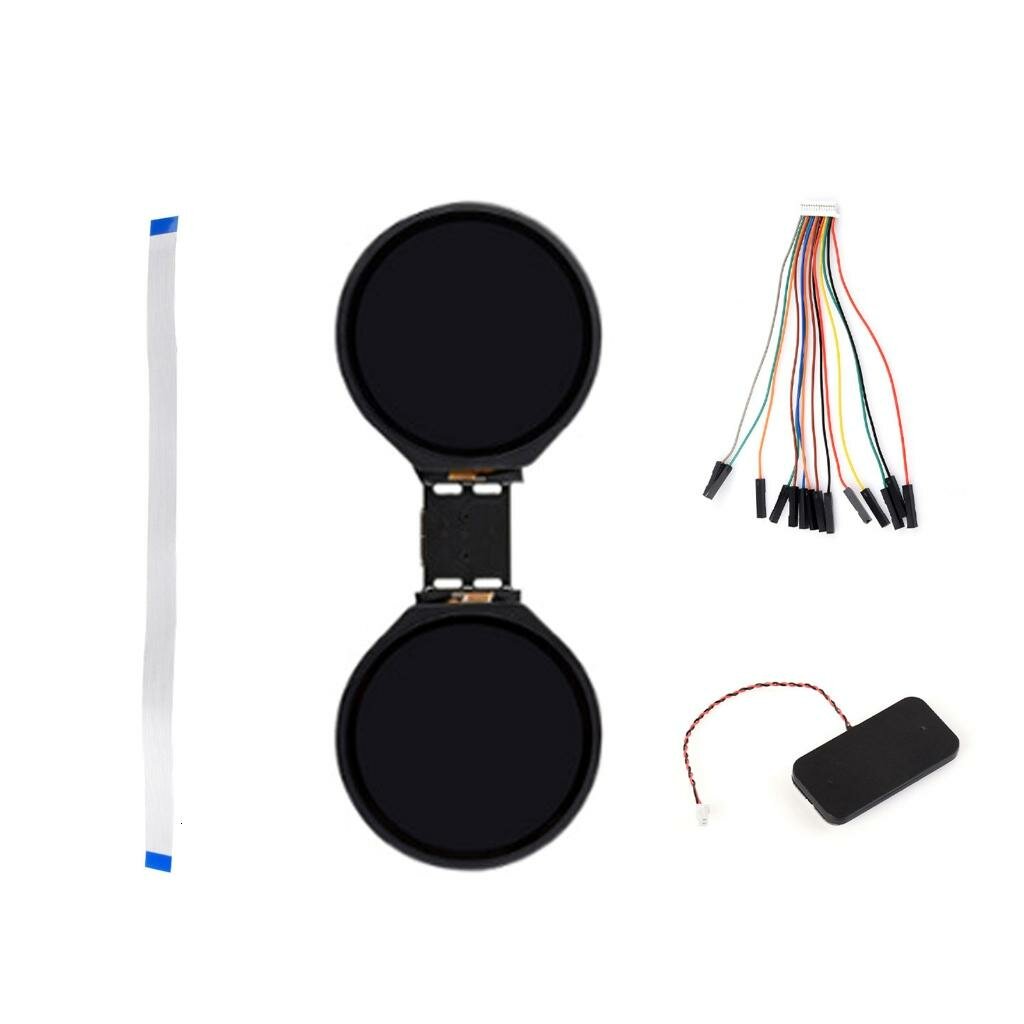 1.28-дюймовый круглый ЖК-дисплей 240x240 с Wi-Fi и Bluetooth, С сенсорным управлением
