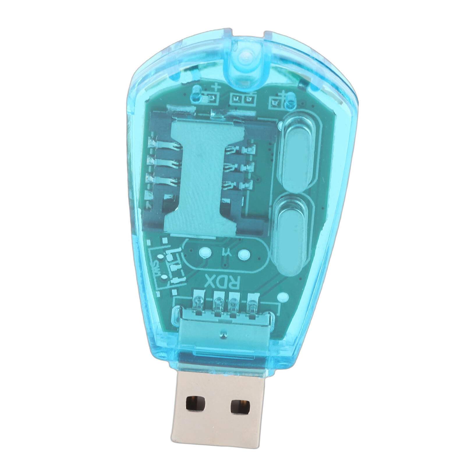 Кардридер, синийUSB-ридер, портативный, простойвиспользовании, многофункциональный, легкий, дляПК, компьютераимобильноготелефона.