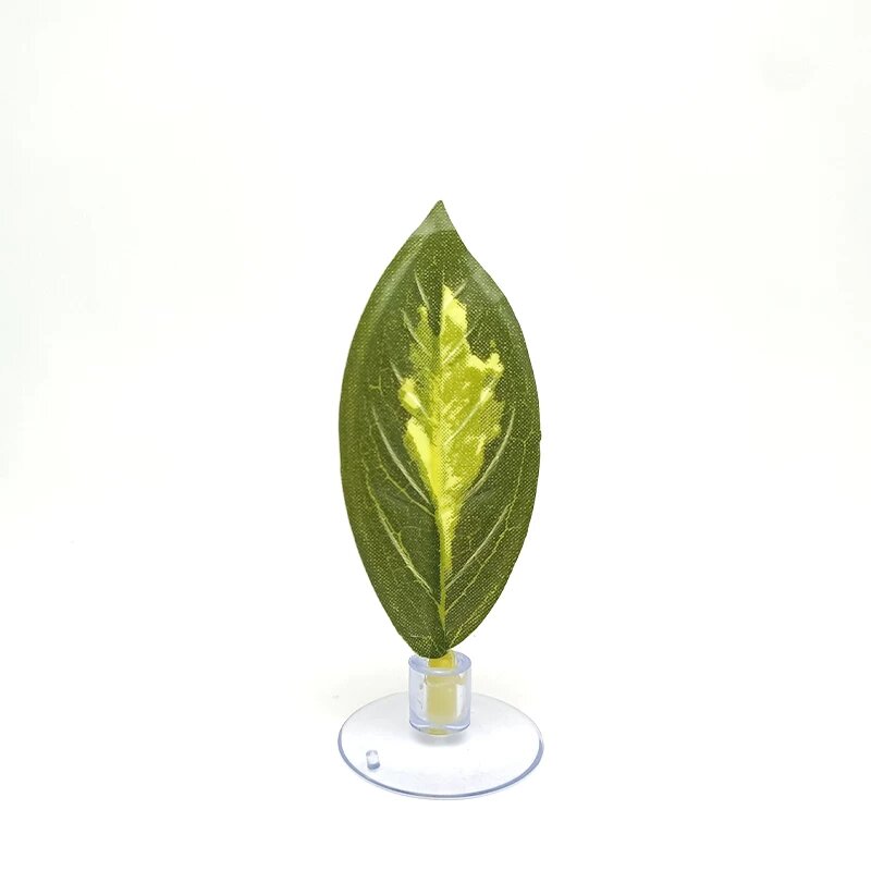 Пюре из фруктов для гекконов, волшебная поилка для животных, имитирующая листья, ландшафтный дизайн с водным элементом,