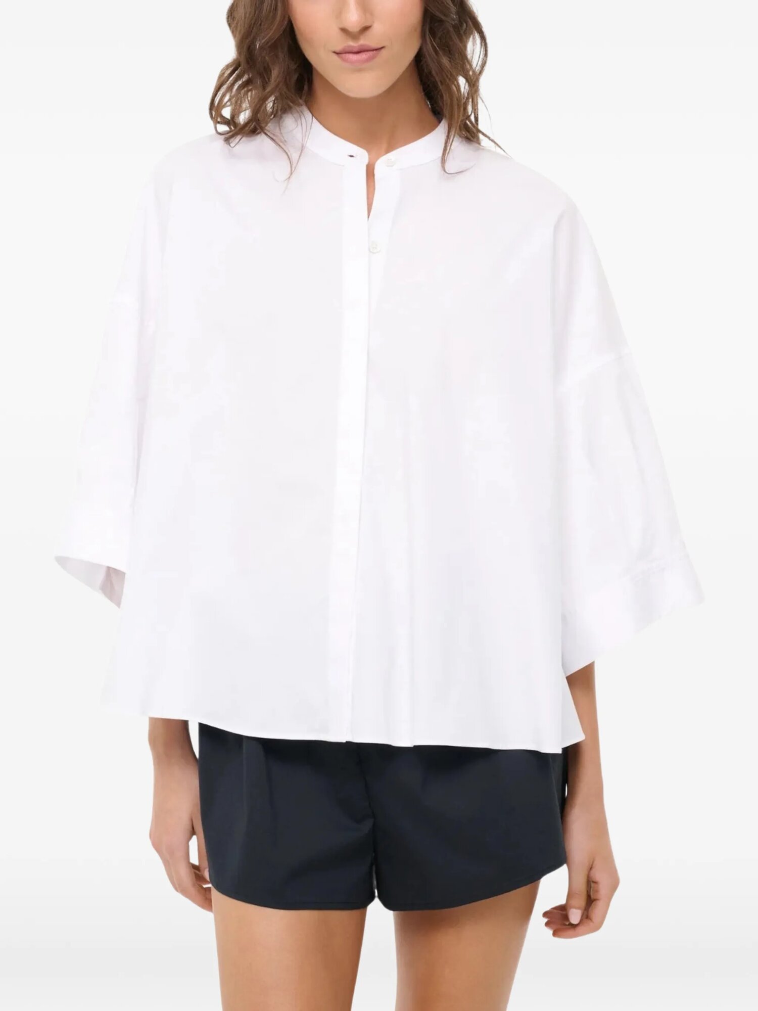 Блуза Staud Enzo, размер L, white — фото 1